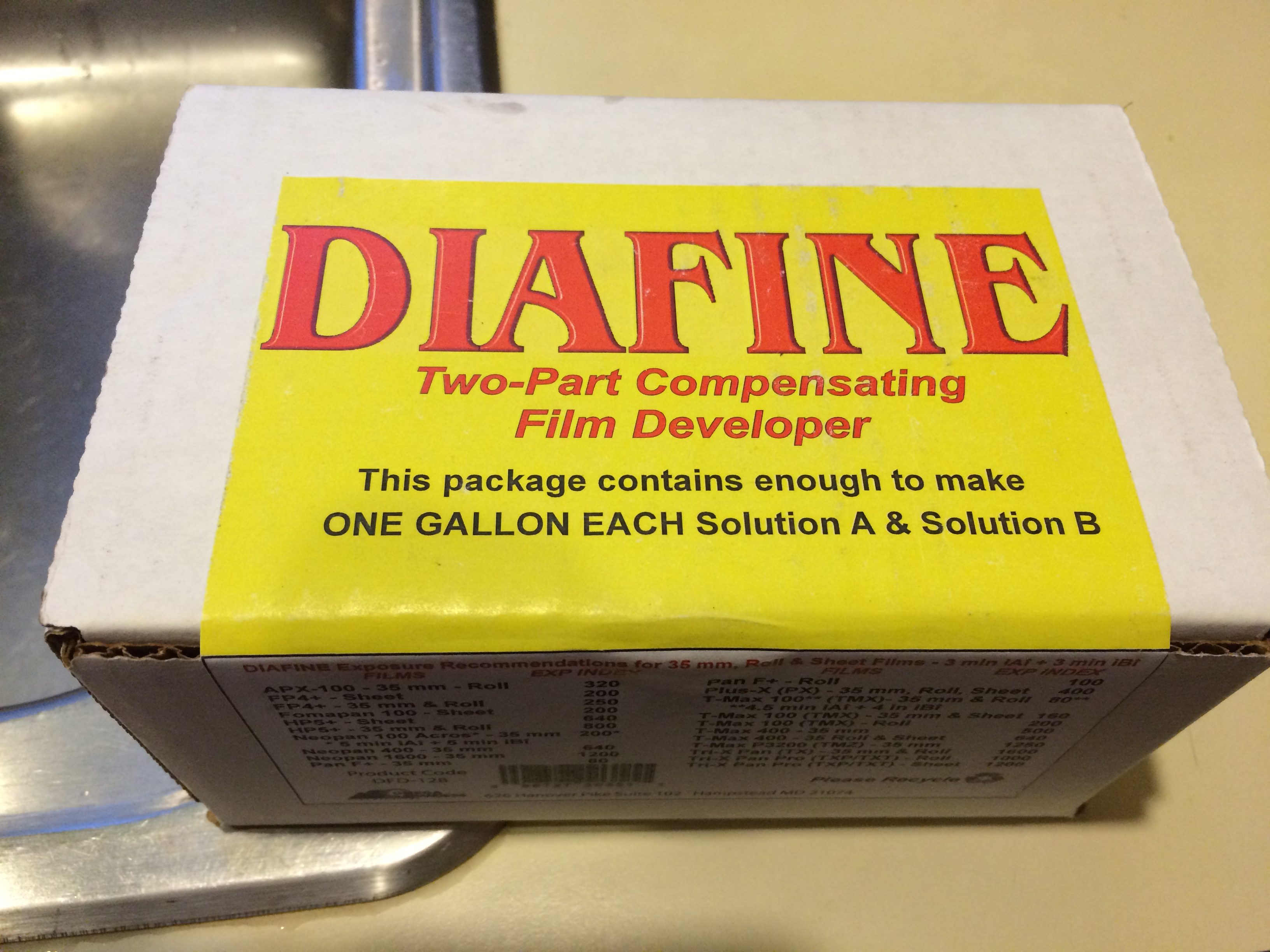 Developing with Diafine | David Shoots Film